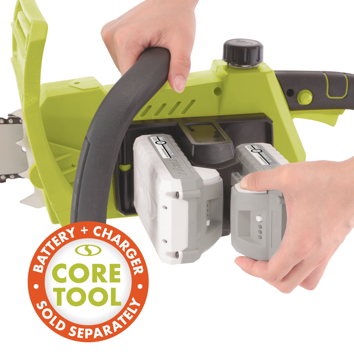 Sun Joe 24V-X2-CS16-CT 48-Volt iON+ Cordless Chain Saw | 16-Inch | Too ...